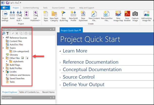 Creating A New Empty Project